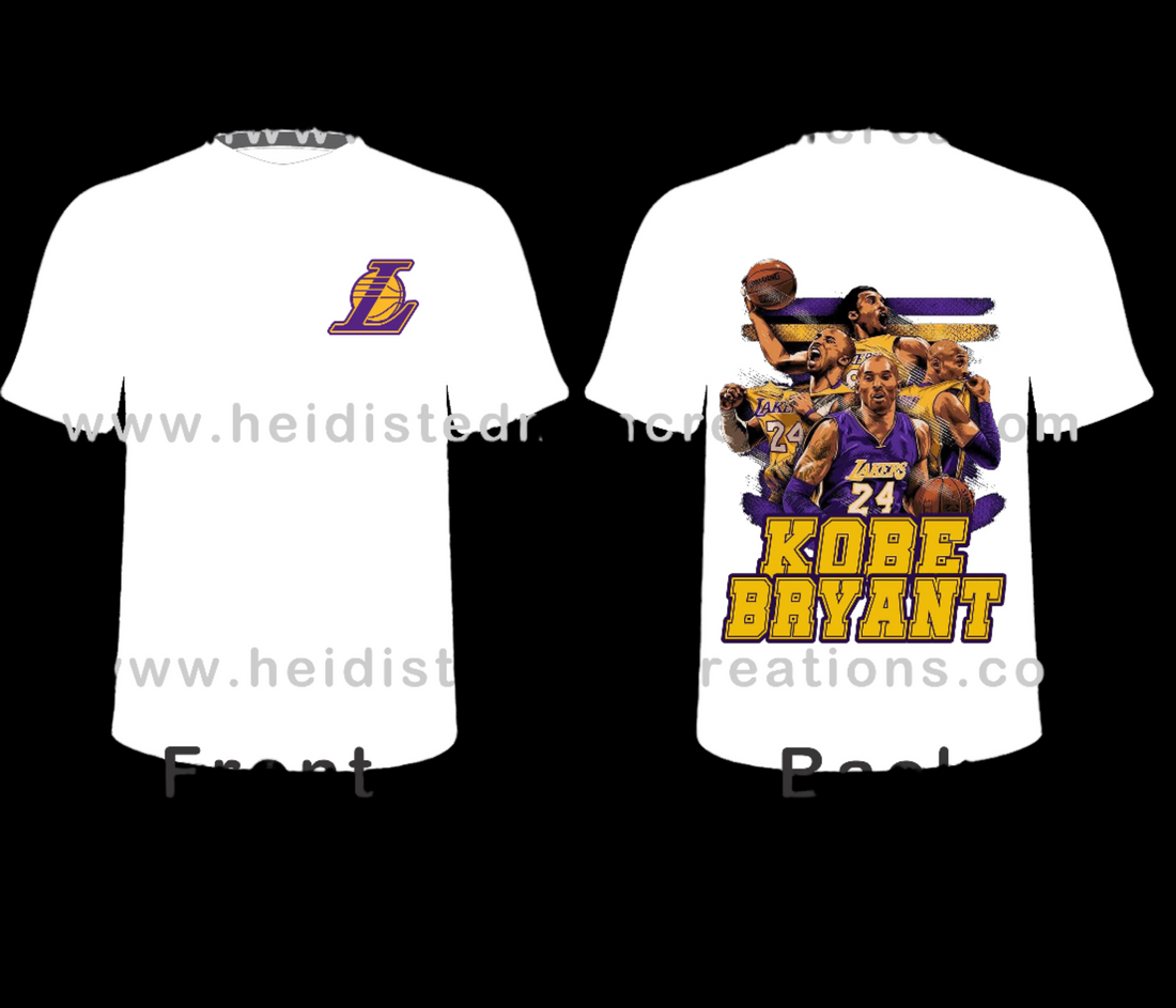 Pre-designed Kobe Bryant T-Shirt – Heidi Stedman Creations